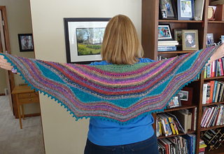 Ravelry: Nothingbutknit24's Sassy Short Row Shawl KAL