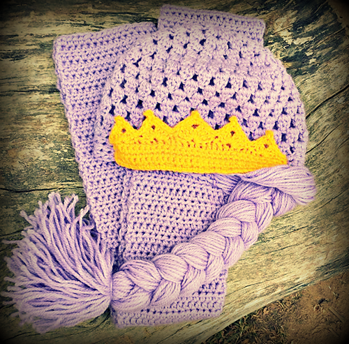 Ravelry: Princess Hat and Scarf pattern by Sofivia Crochet