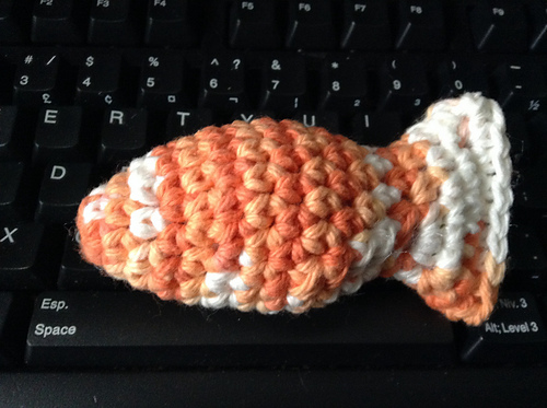 Ravelry: Quick and Easy Catnip Fish pattern by Susan Fabian