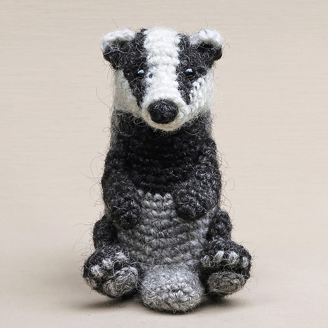 Ravelry: Flunsie the realistic badger who can knit! pattern by Sonja ...