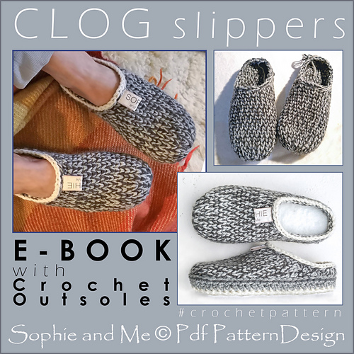 Ravelry: Slipper-Clogs pattern by Sophie and Me-Ingunn Santini