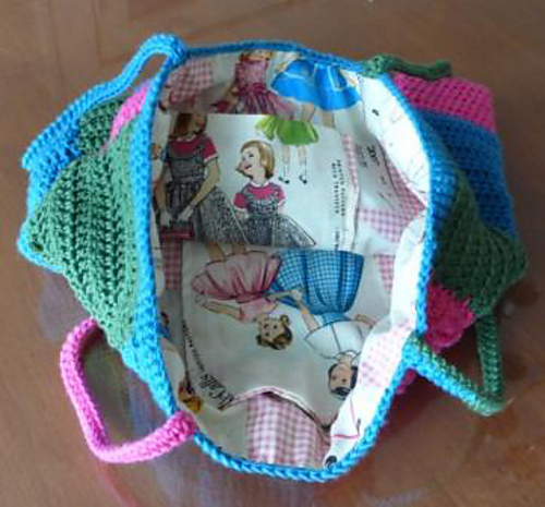 Ravelry: Crochet Sampler Bag pattern by Kay Stephenson