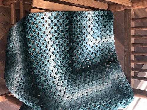 Ravelry: Granny Gradient Blanket pattern by Ash Myett