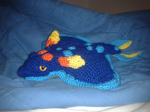 Ravelry: Rabbit Ray from Subnautica pattern by Marg Crawford