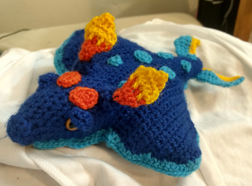 Ravelry: Rabbit Ray from Subnautica pattern by Marg Crawford