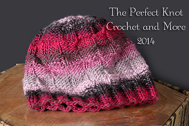 Ravelry: Basket Weave Knit Hat pattern by The Perfect Knot - Michelle ...