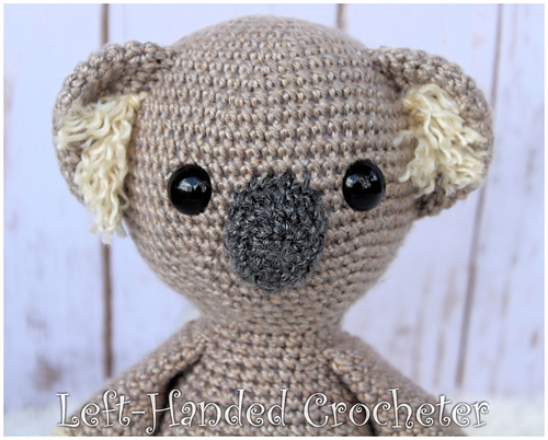 Ravelry: Koala Cuddle Critter pattern by The Left-Handed Crocheter