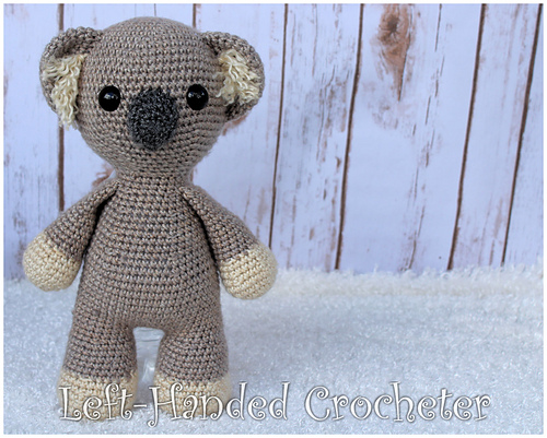 Ravelry: Koala Cuddle Critter pattern by The Left-Handed Crocheter