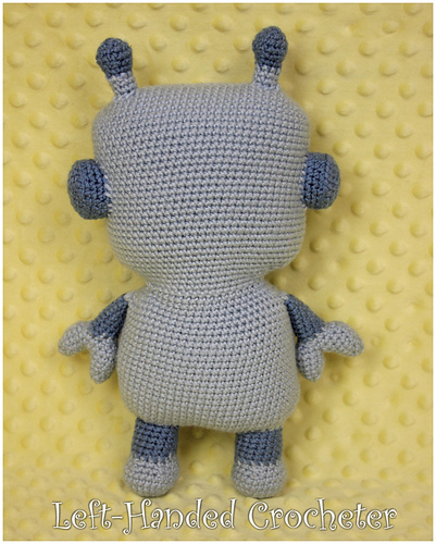Ravelry: Wrench the Robot pattern by The Left-Handed Crocheter
