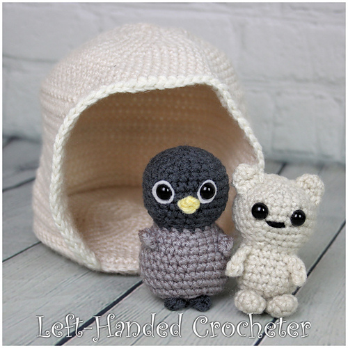 Ravelry: Igloo and Mountain Playset pattern by The Left-Handed Crocheter