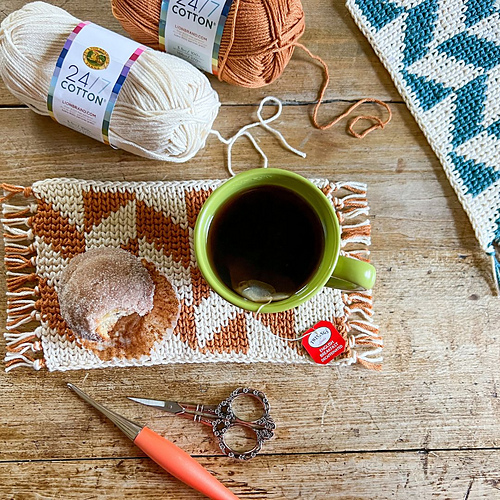 Ravelry: Geometric Snack Mat pattern by Christine Blue