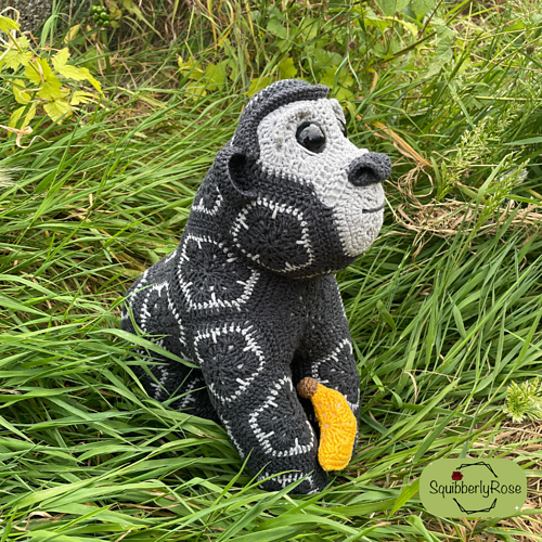 Ravelry: Gunner The African Flower Gorilla pattern by selina page