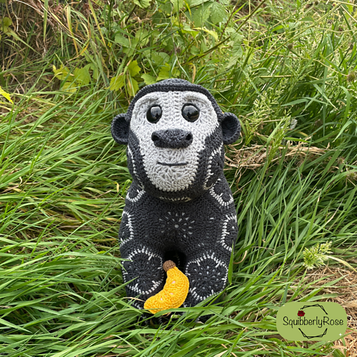 Ravelry: Gunner The African Flower Gorilla pattern by selina page