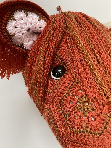 Ravelry: Heather the African flower highland cow head pattern by selina ...