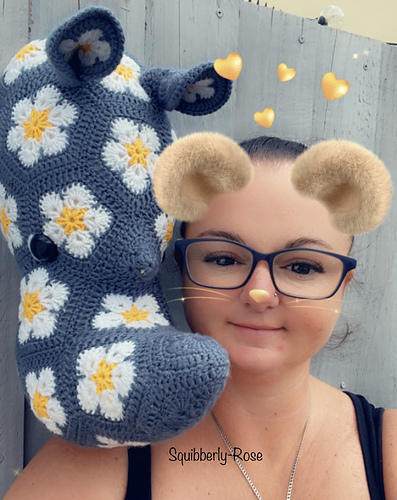 Ravelry: Ryan the african flower rhino head pattern by selina page