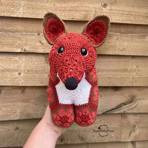 Ravelry: Freddie The African flower fox pattern by selina page