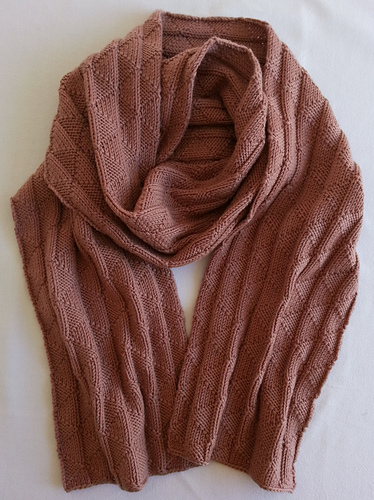 Ravelry: Triangle Rib Scarf pattern by Squibbly Bups