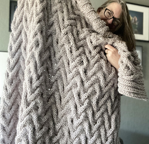 Ravelry: Low Tide Knit Throw pattern by Stacy Wilkinson