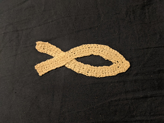 Ravelry: Ichthus fish Christmon pattern by Sarah Stainbrook