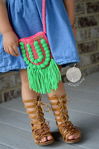 Ravelry: Bitty Boho Bag pattern by Ashley Stallsworth