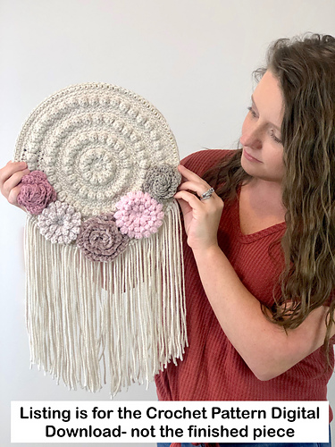 Ravelry: Crafty Boho Wall Hanger pattern by Ashley Stallsworth