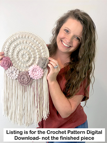 Ravelry: Crafty Boho Wall Hanger pattern by Ashley Stallsworth
