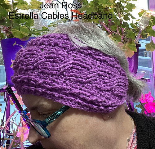 Ravelry: Estrella Headband pattern by Tasha Margette