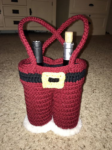 Ravelry: Santa Pants Gift Basket pattern by Sonya Blackstone