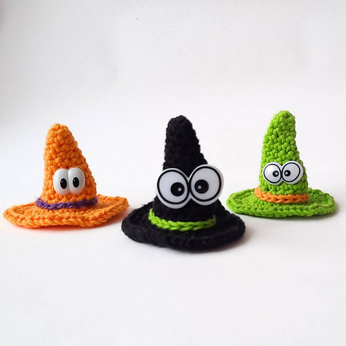 Ravelry: Fun Mini Witch Hat pattern by May Shehab