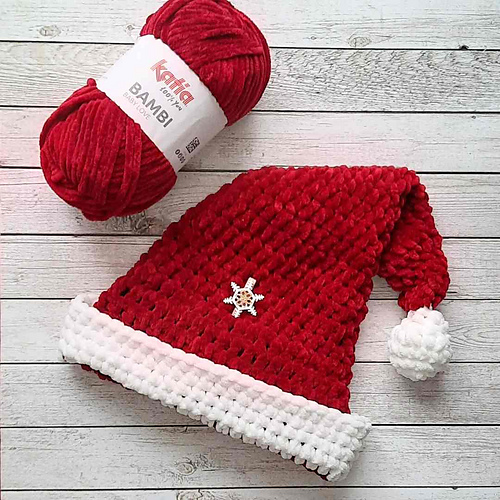Ravelry: Chunky Santa Hat pattern by May Shehab