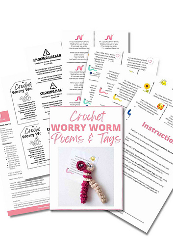 Ravelry: Worry Worms pattern by May Shehab