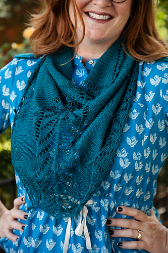 Ravelry: Blue Angel Shawl pattern by Stefanie Japel
