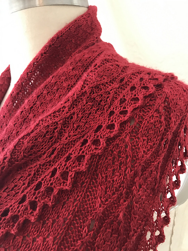 Ravelry: Tafoni Shawl pattern by Stephannie Tallent