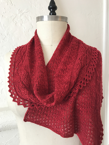 Ravelry: Tafoni Shawl pattern by Stephannie Tallent