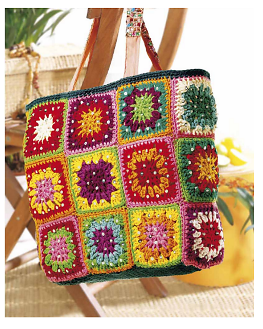 Ravelry: Colourful Granny Square Bag pattern by Search Press