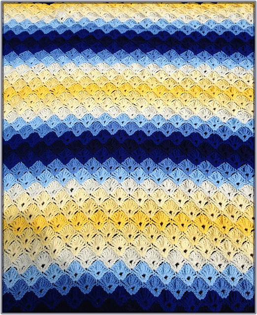 Ravelry: Stephcrochet3's Sunshine and Blue Skies throw