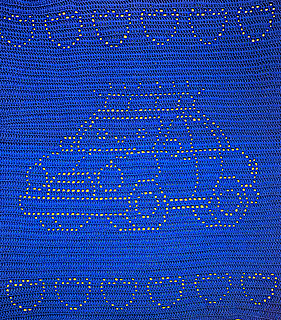 Ravelry: Police Car Filet Blanket pattern by Carla Gasson