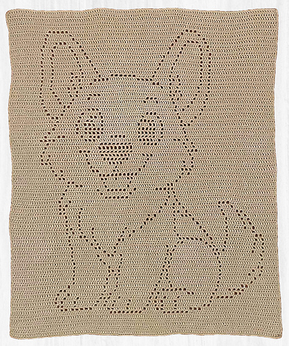 Ravelry: Cute German Shepherd Filet Blanket pattern by Carla Gasson