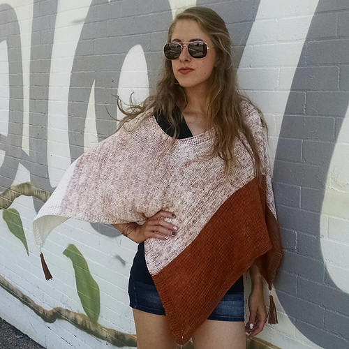 Ravelry: Feza Tasseled Poncho pattern by StevenBe