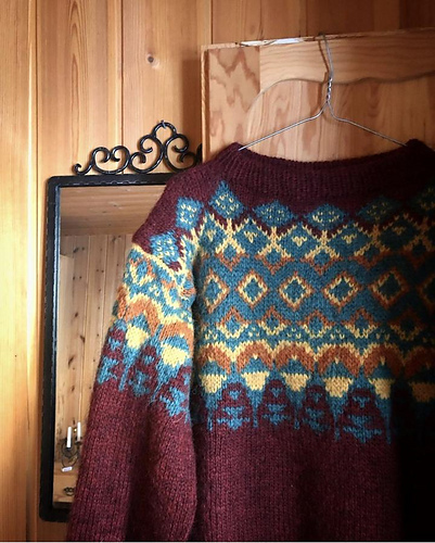 Ravelry: Matoaka genser pattern by Linka Neumann