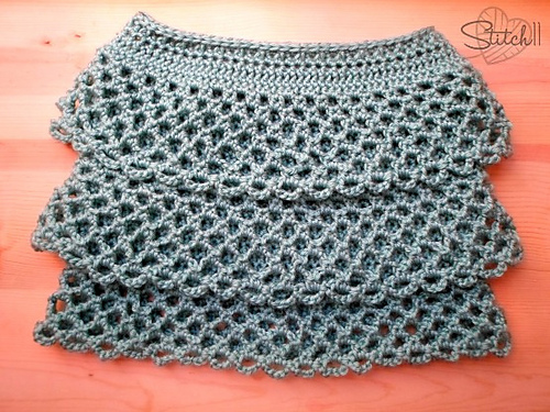 Ravelry: Ruffle Crochet Skirt pattern by Stitch11