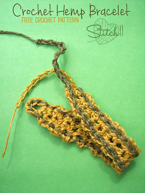 Ravelry: Hemp Bracelet pattern by Stitch11