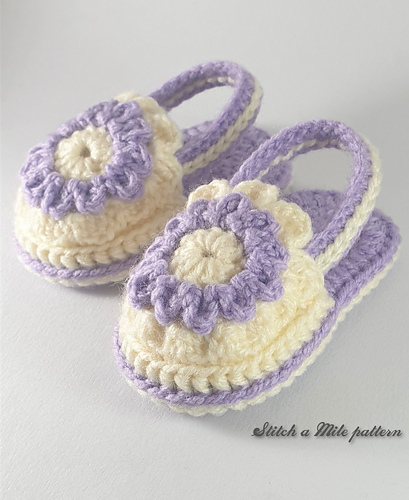 Ravelry: Baby girl sandals pattern by Tanja Scott