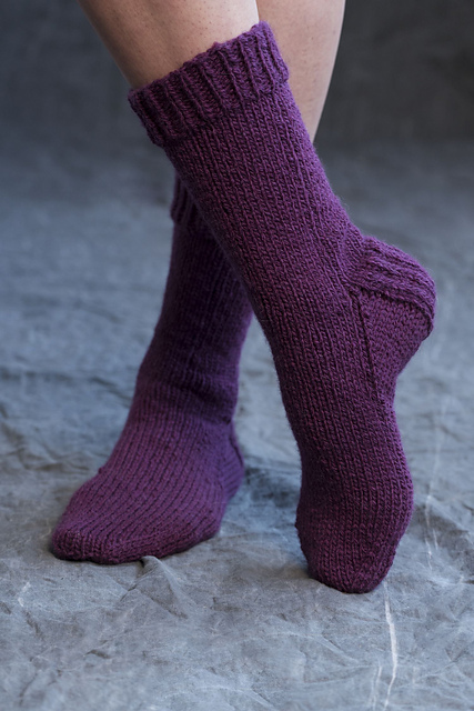 Ravelry: Basic Boot Socks pattern by Stitch Assembly by KCYC