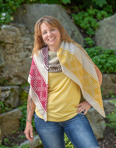 Ravelry: Drifting Diamonds pattern by Jennifer Weissman