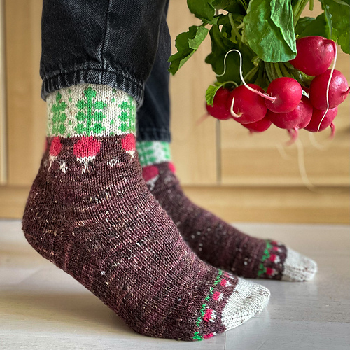 Ravelry: Rad Radish socks pattern by Stone Knits