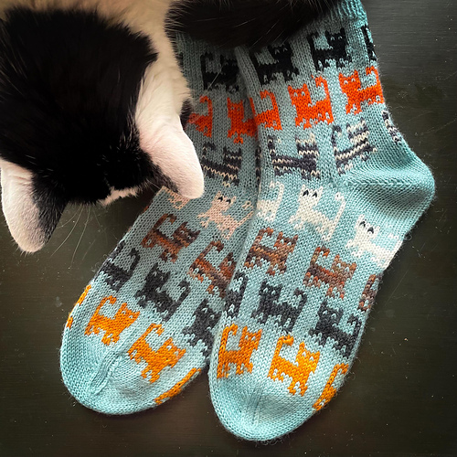 Ravelry: Herding Cats Socks pattern by Stone Knits