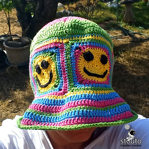 Ravelry: Sunny Smiles Party Hat pattern by Stouto Creative Crochet