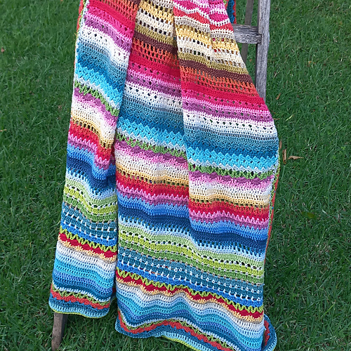 Ravelry: Stitch Sampler Scrapghan for Beginners pattern by Stouto ...