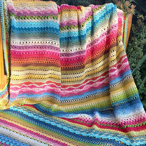 Ravelry: Stitch Sampler Scrapghan for Beginners pattern by Stouto ...